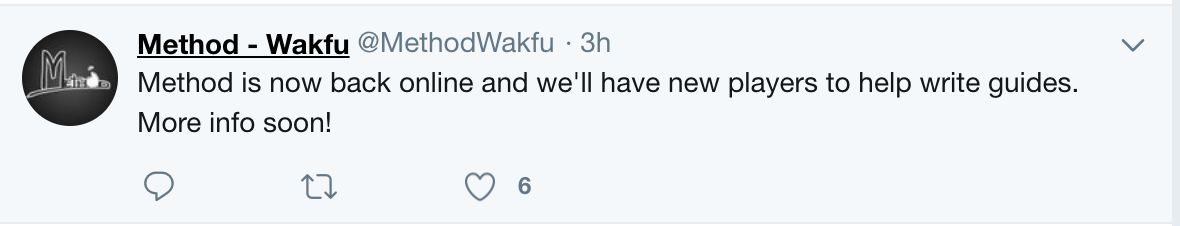 Method Wakfu is back online!!! | Scrolller