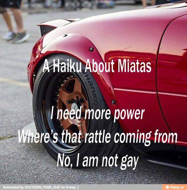 Miata haiku | Scrolller