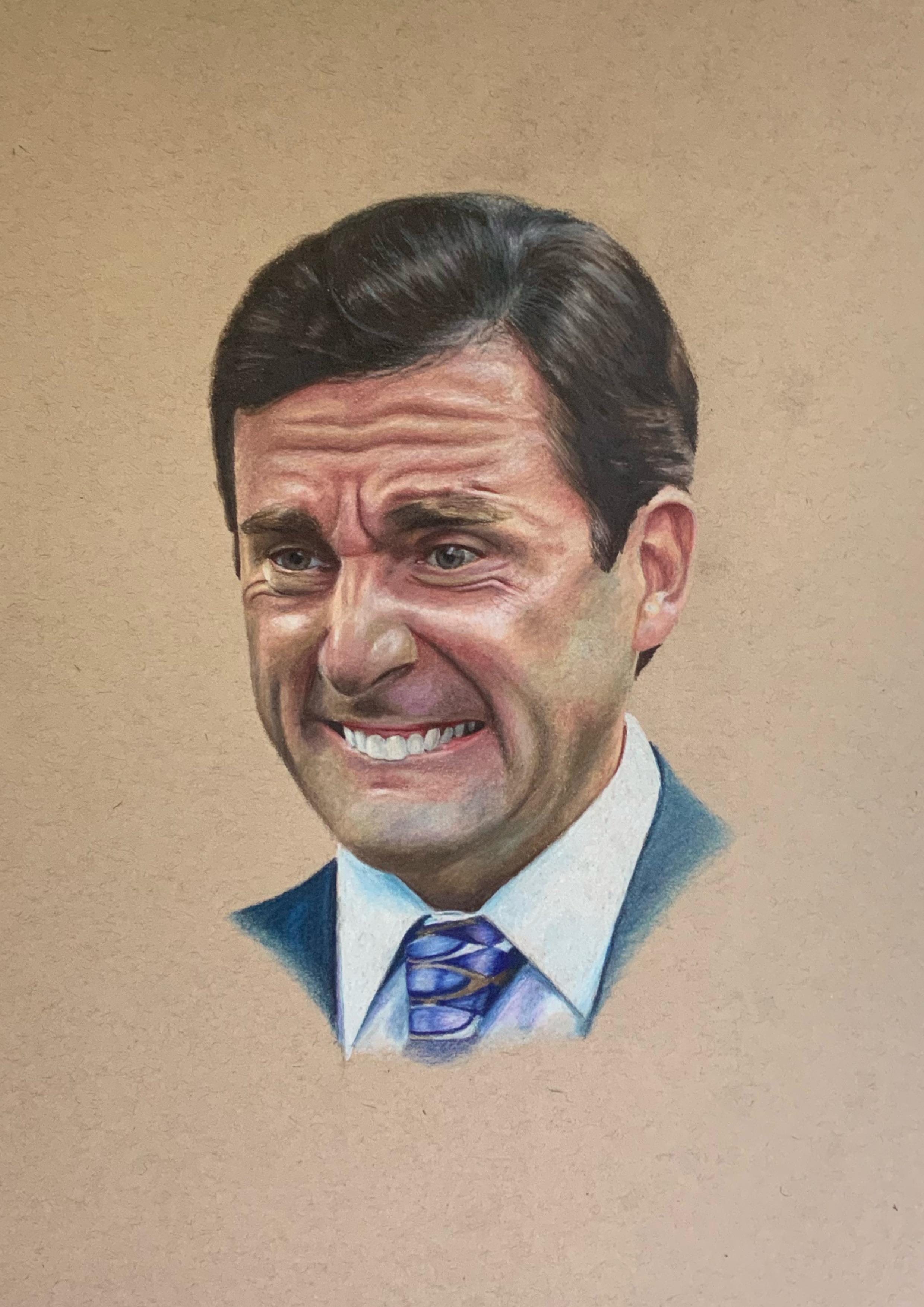 Michael Scott, me ,prismacolor, 2020 | Scrolller