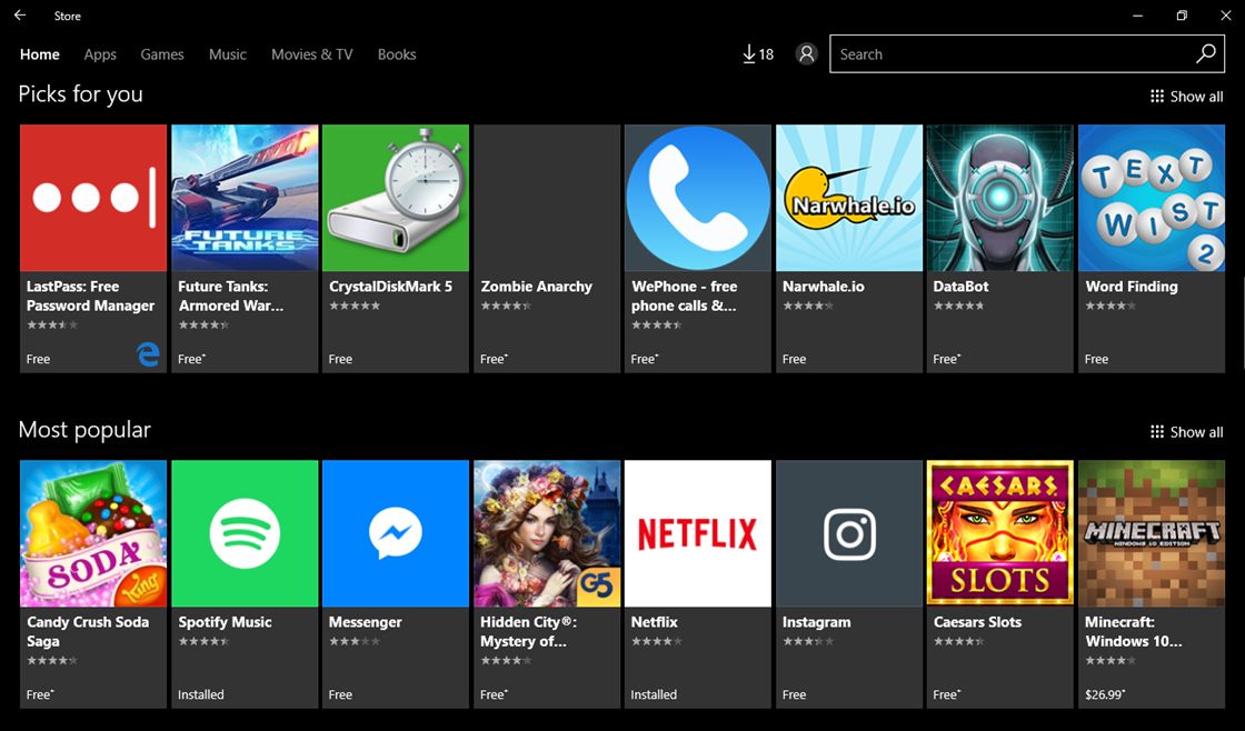 Microsoft should put a little Edge Sticker on relevant Store Apps to ...