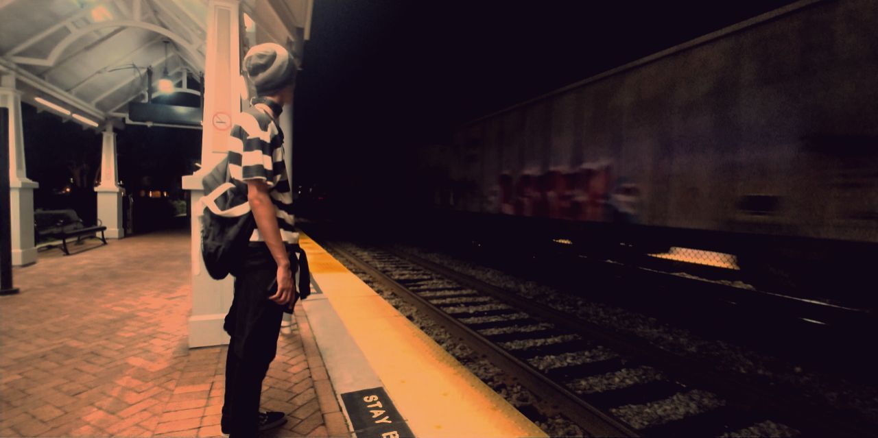 Midnight at the train station | Scrolller