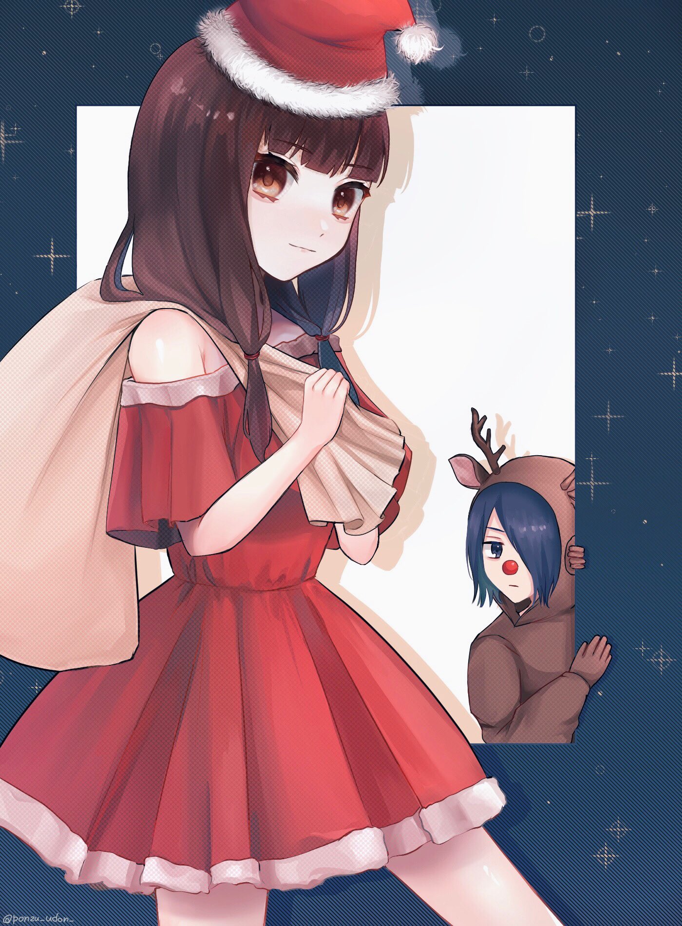 Miko Iino & Yu Ishigami drawn by @ponzu_udon_ | Scrolller