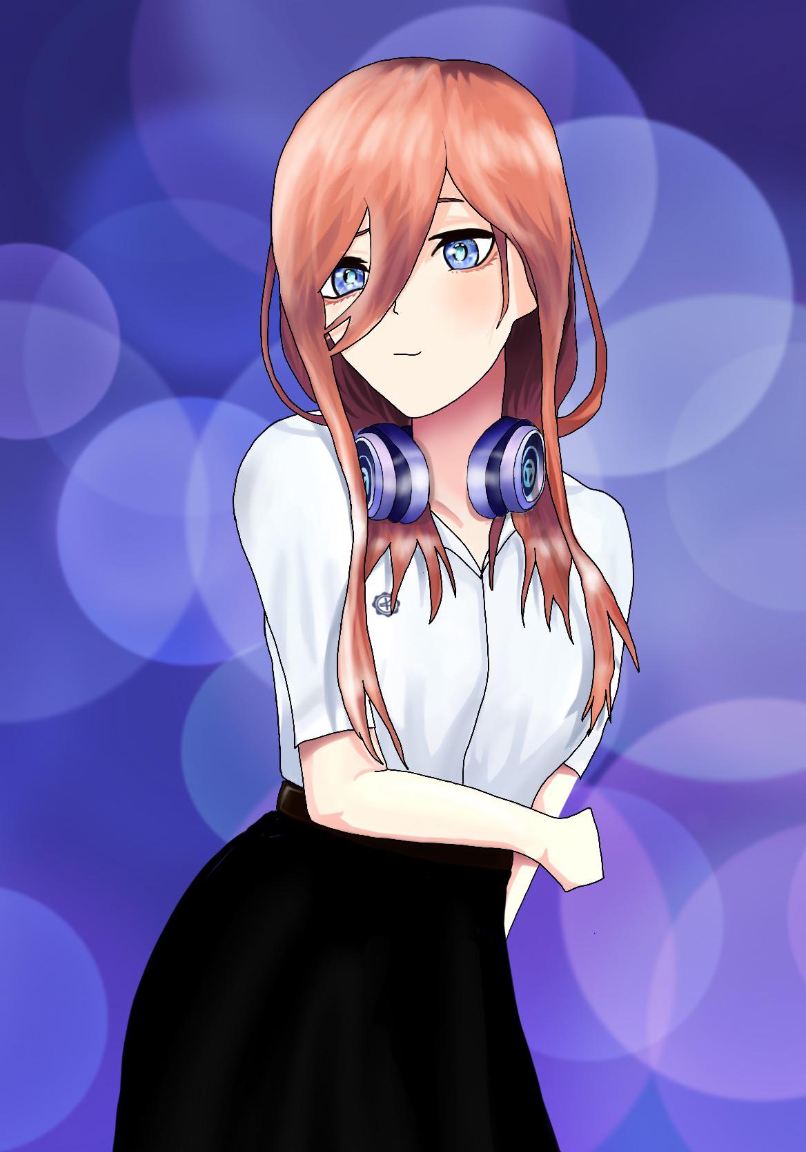 Miku in School uniform | Scrolller