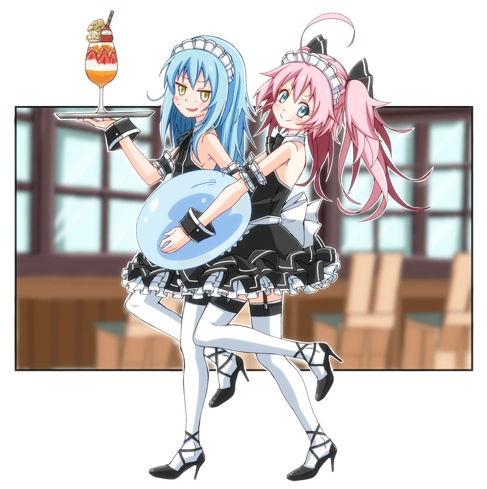 Milim and Rimuru in Maid Outfits | Scrolller