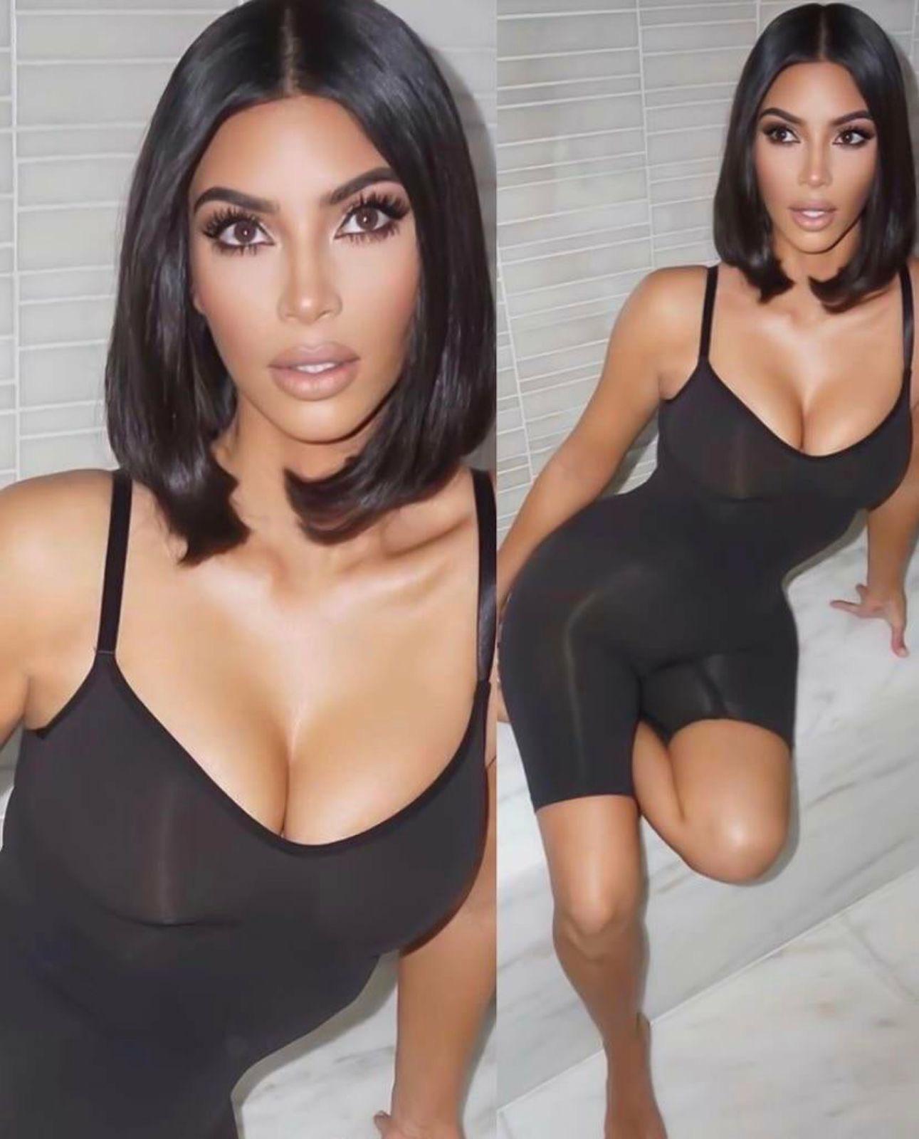 Hard and horny for Kim K | Scrolller