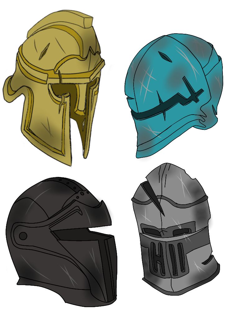 Minecraft helmets reanimated and damaged | Scrolller