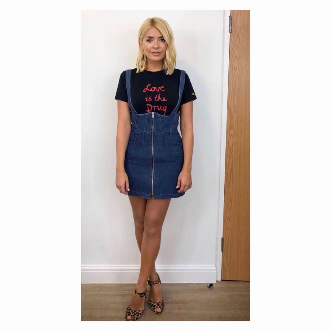 Mini Denim Dress | Scrolller