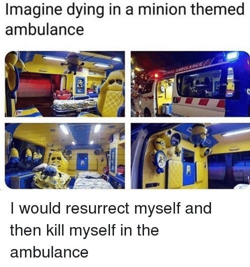 Minion themed... ambulance... | Scrolller