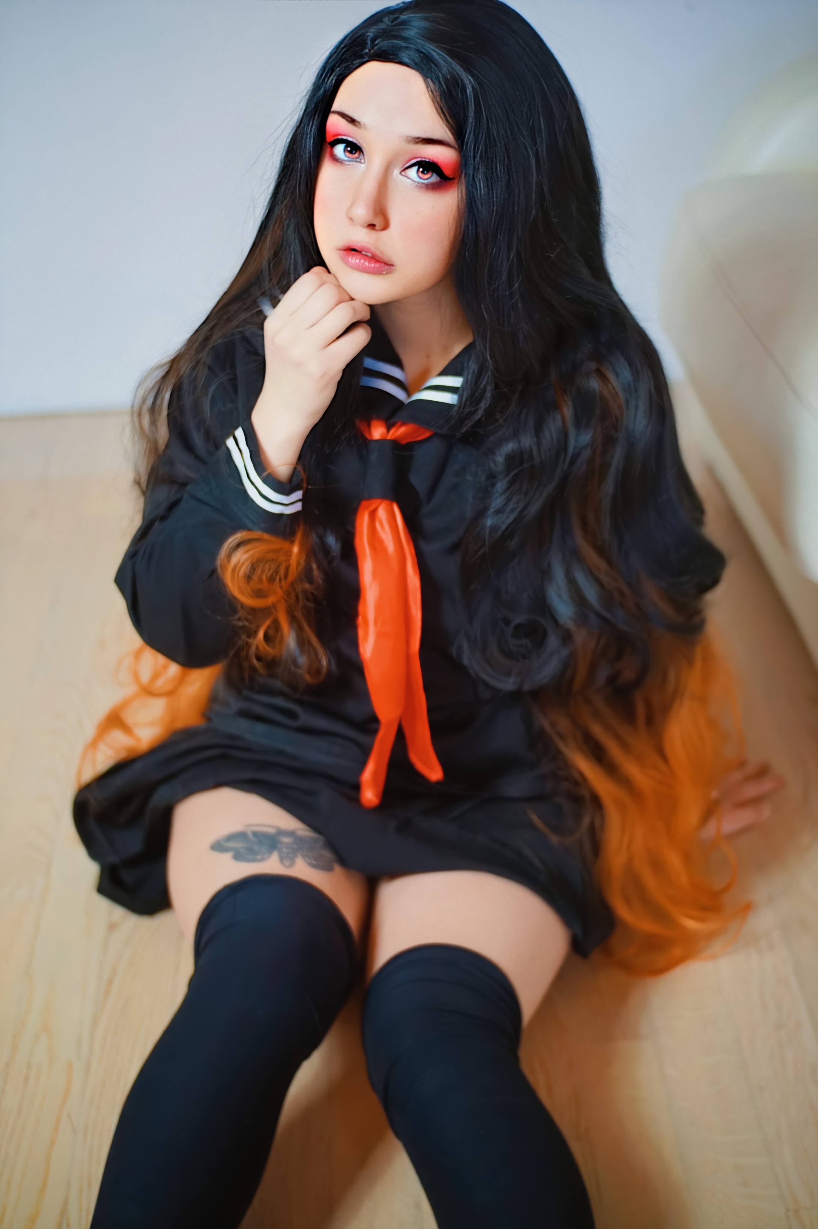 Minty Kitsune as Schoolgirl Nezuko ♡ | Scrolller