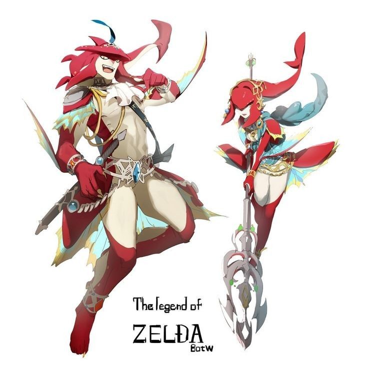 Mipha and Sidon ready for battle, Day 12 | Scrolller