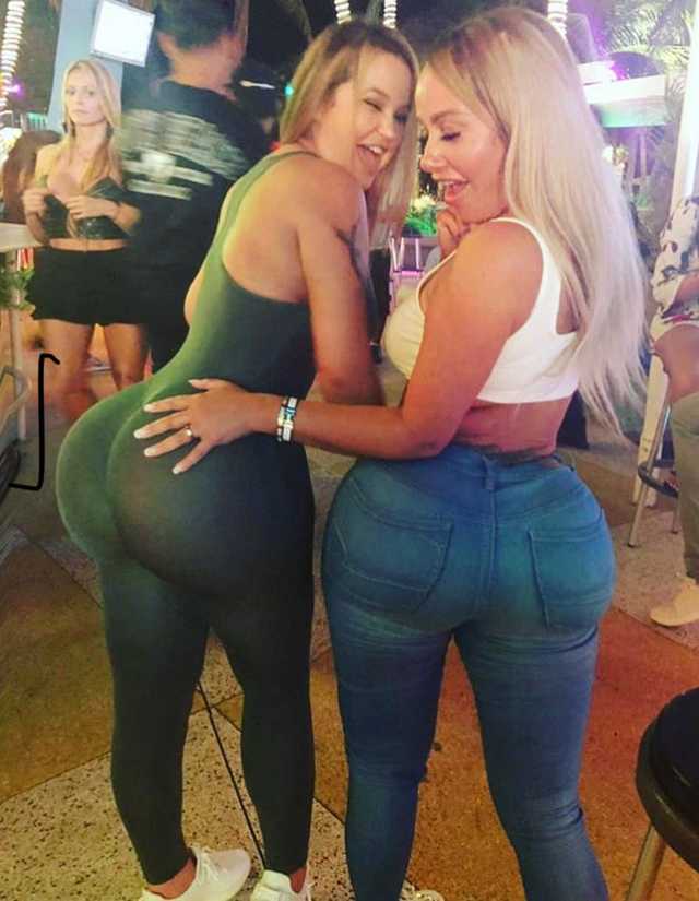 Miss kit royal & Uptown Jenny showing off their fake butts in public! (Jealousy in the ...