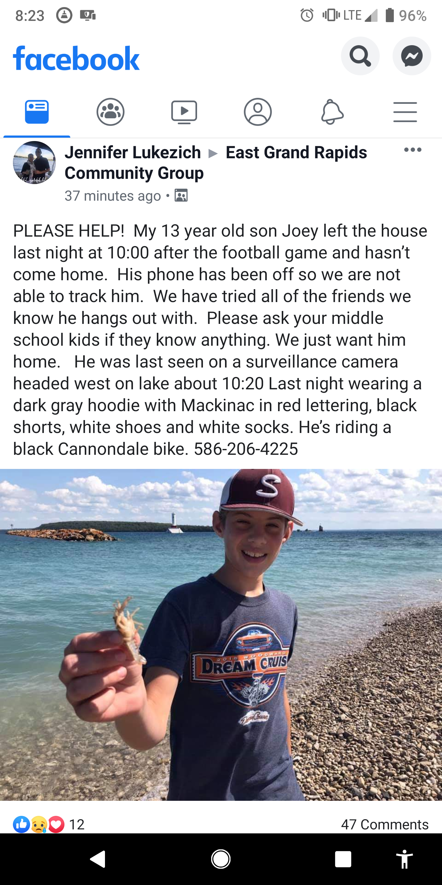 Missing boy | Scrolller