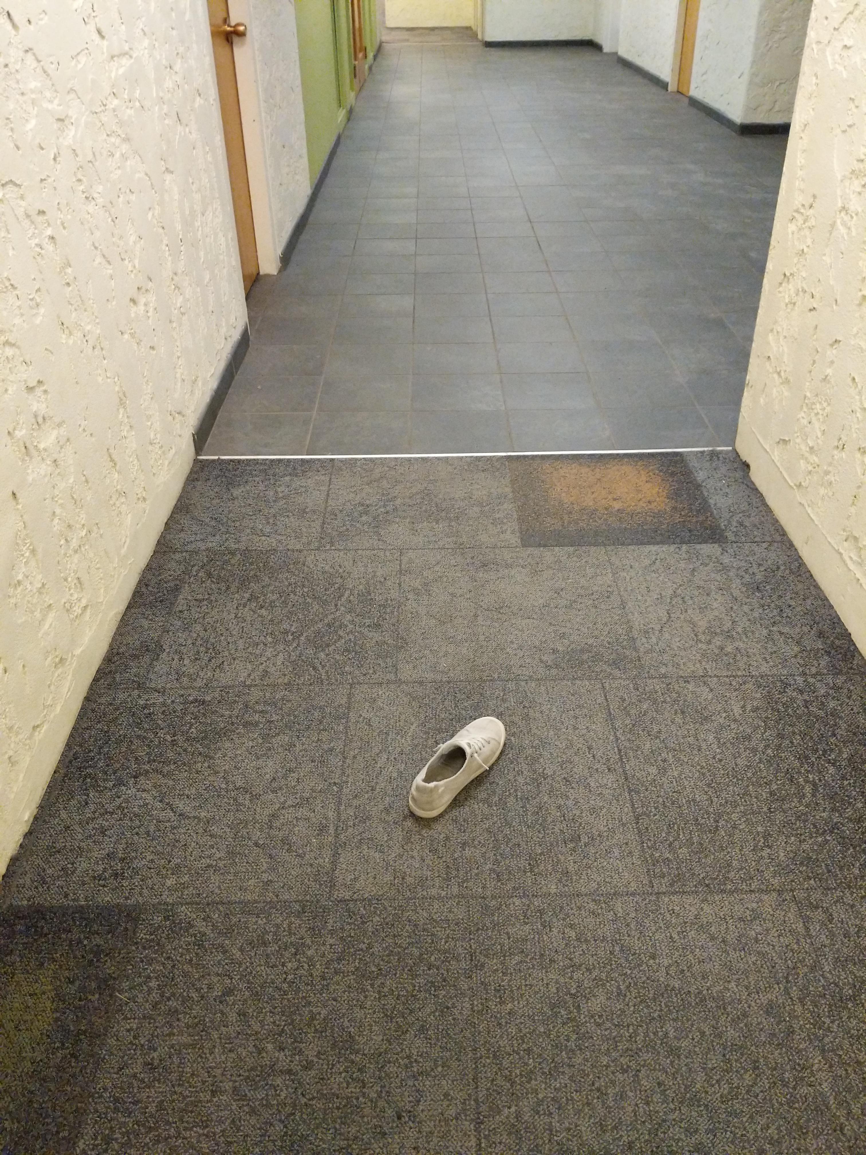 Missing Shoe! Come to Wads 439W for your shoe plz | Scrolller