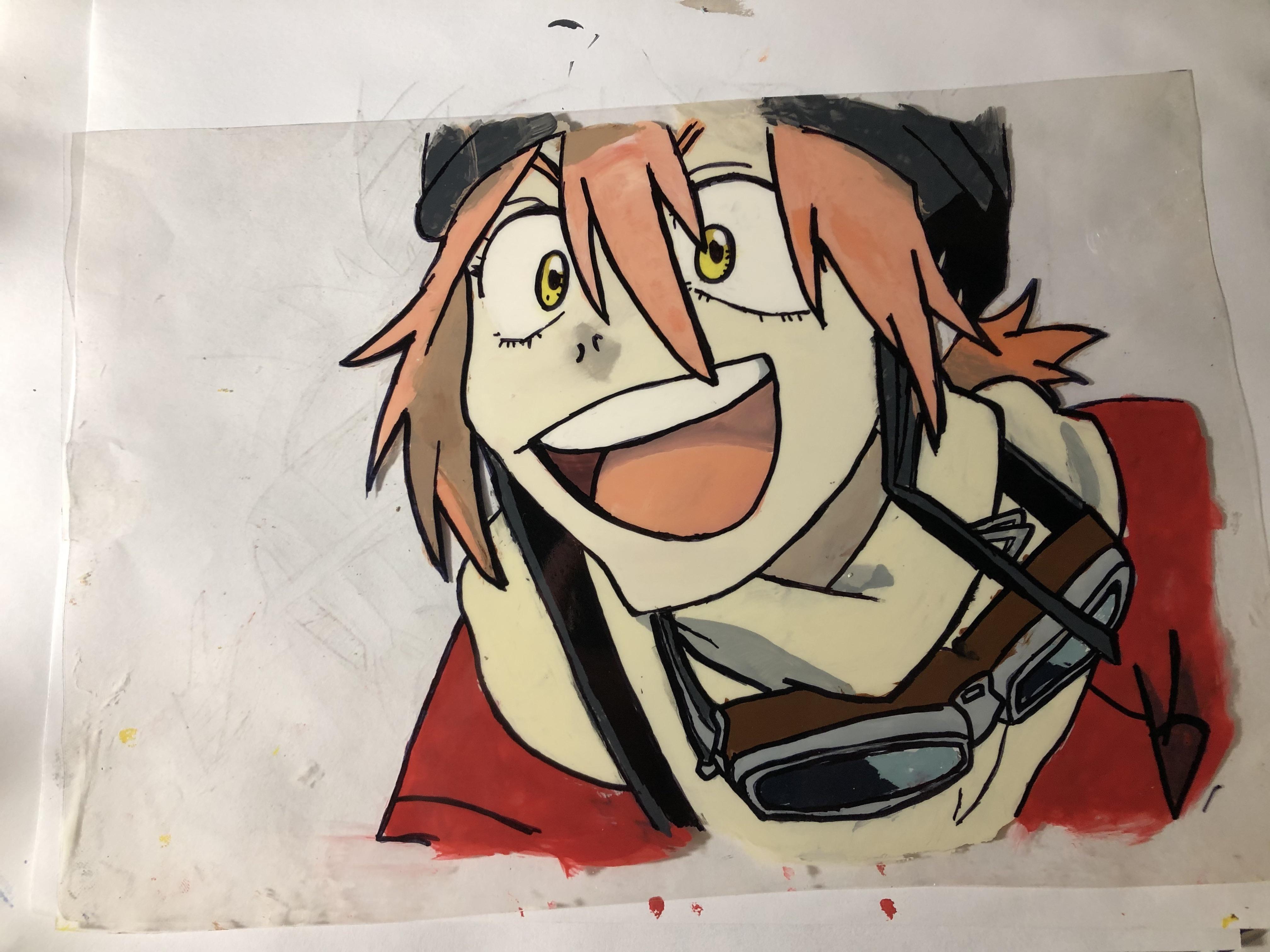 mock-up Haruko animation cel | Scrolller