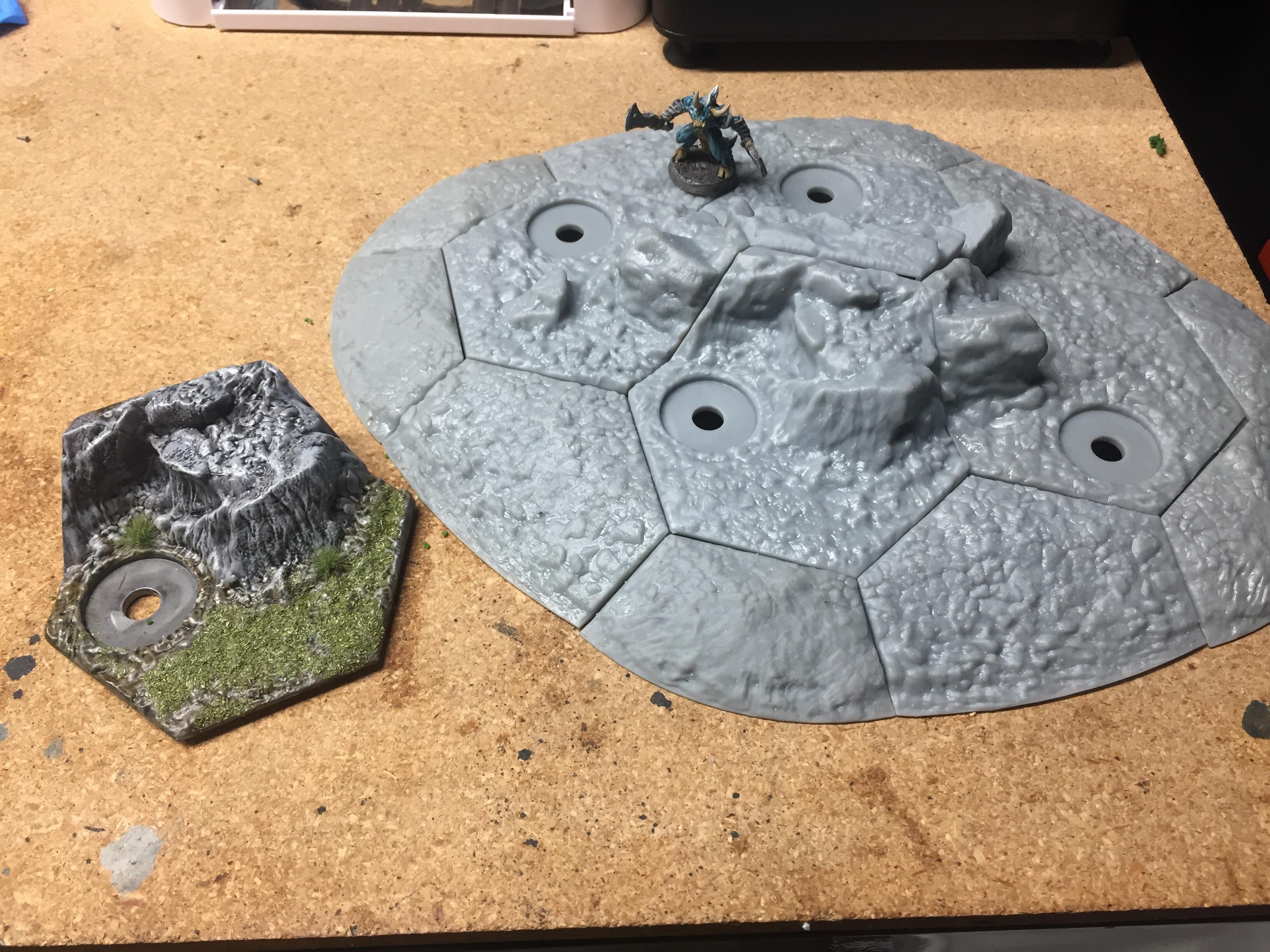Modular Terrain Kit, Resin Print, Tolerances fit up very well, paints very easily too! Starting ...