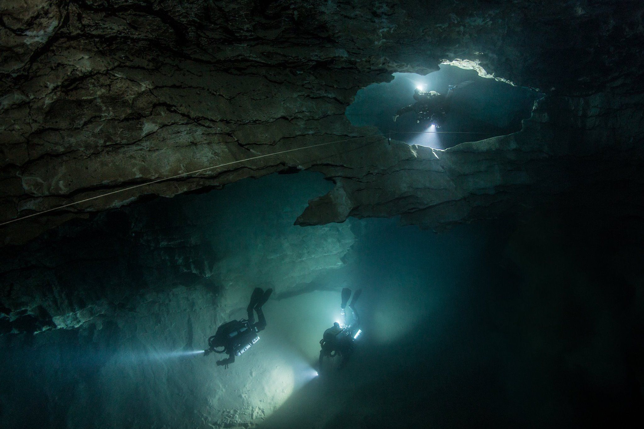 Molnar Janos Cave here in Budapest, biggest thermal underwater cave in the world | Scrolller