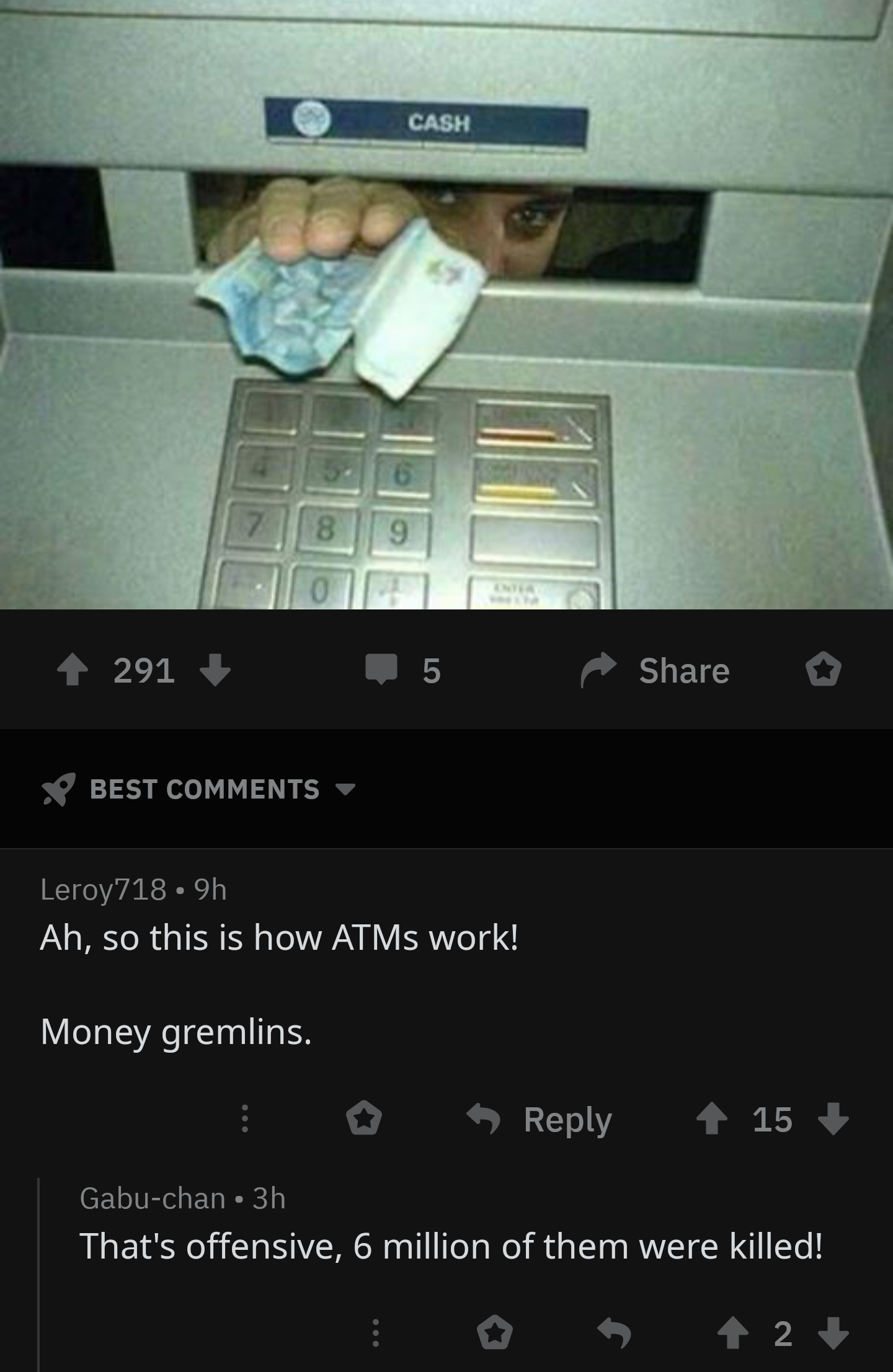 Money gremlins | Scrolller