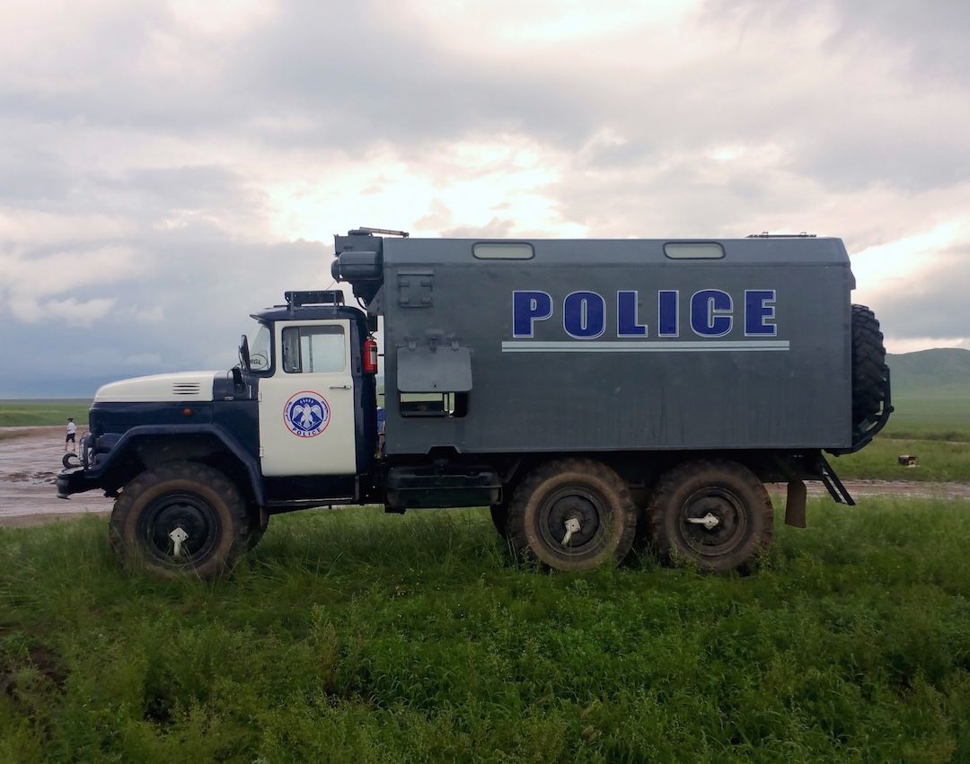 Mongolian Police Truck | Scrolller