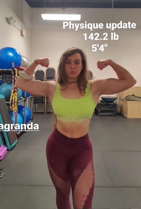 Monica Granda’s physique update: 5'4" and 142.2 lb | Scrolller