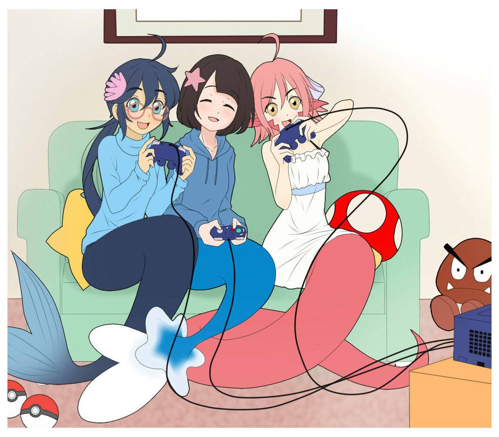 Monster girl playtime by JackieEisenDrache. | Scrolller