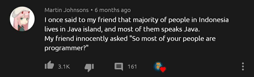 Most of our people are Programmer. | Scrolller