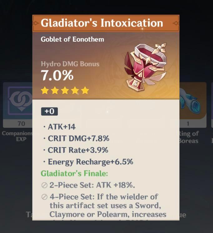 Most ridiculous drop I’ve gotten for a +0 artifact. | Scrolller