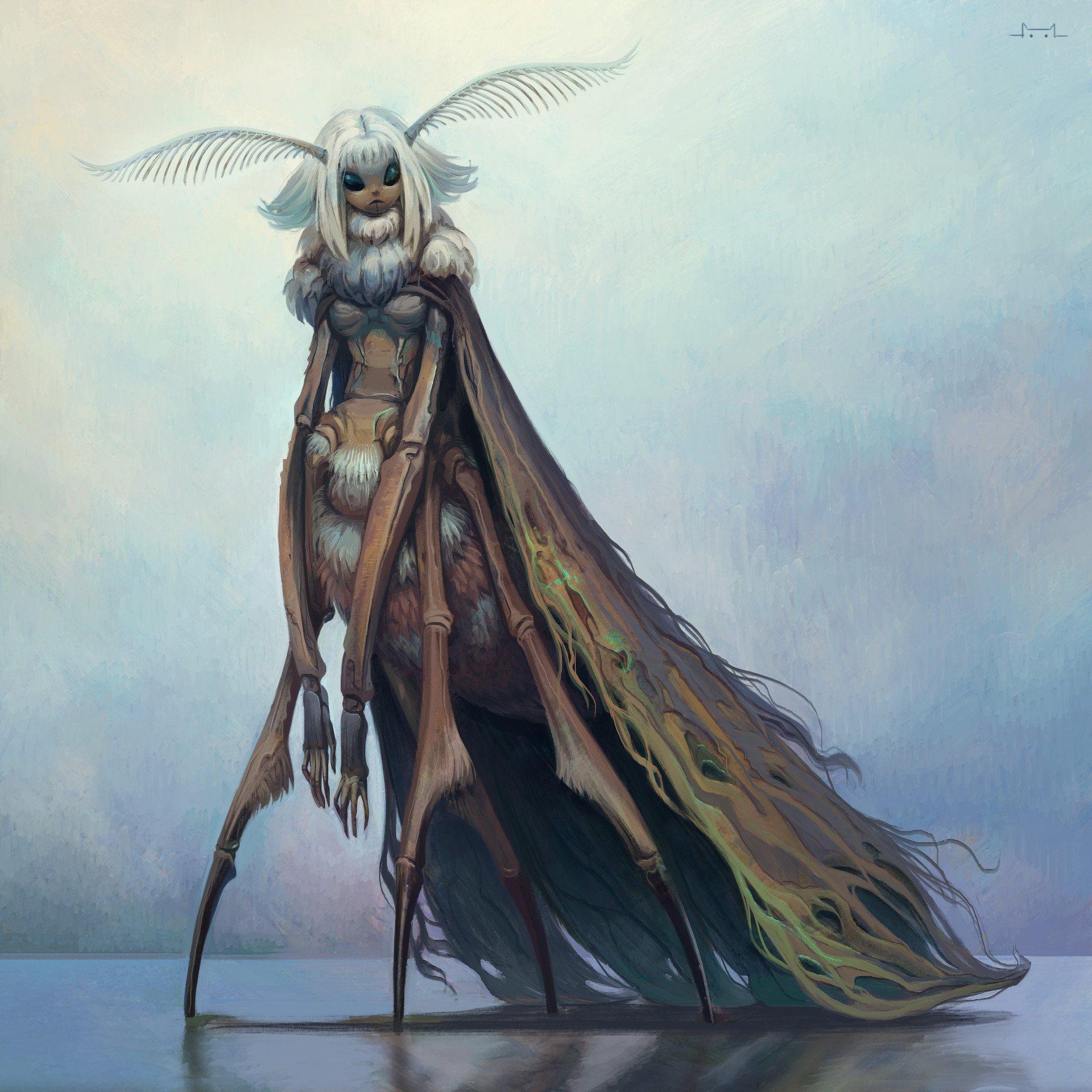 Moth Queen by Lina Kit | Scrolller