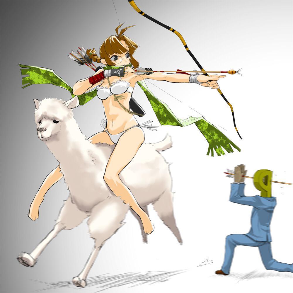 Mounted Archery (Artist: Cif) | Scrolller