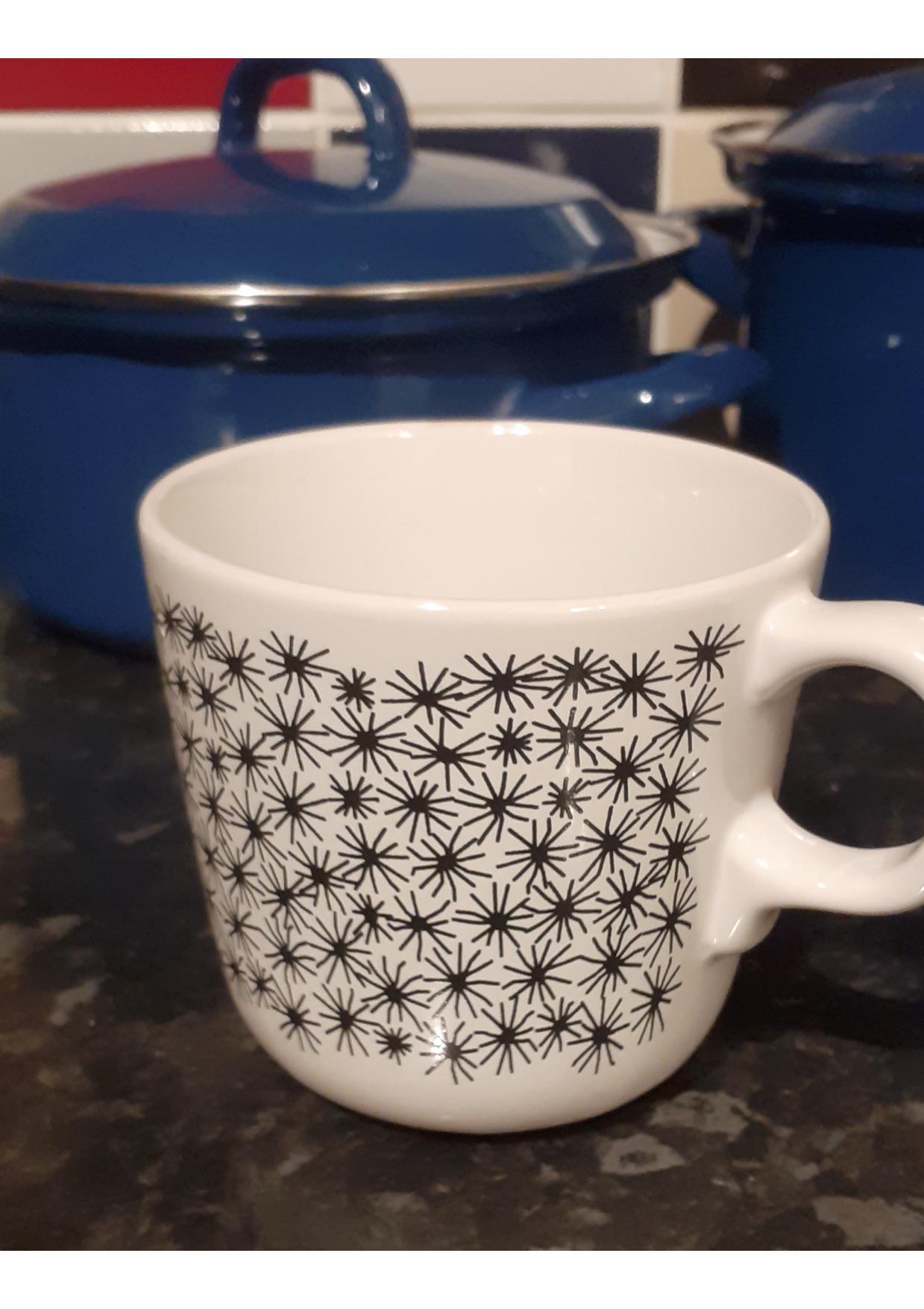 Moved into a new house recently and four of these mugs were in the back of the cupboard. The ...