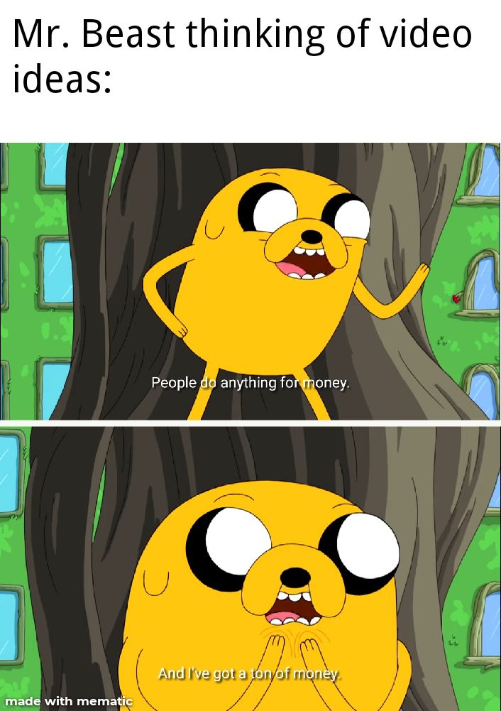 Mrbeast in a nutshell | Scrolller