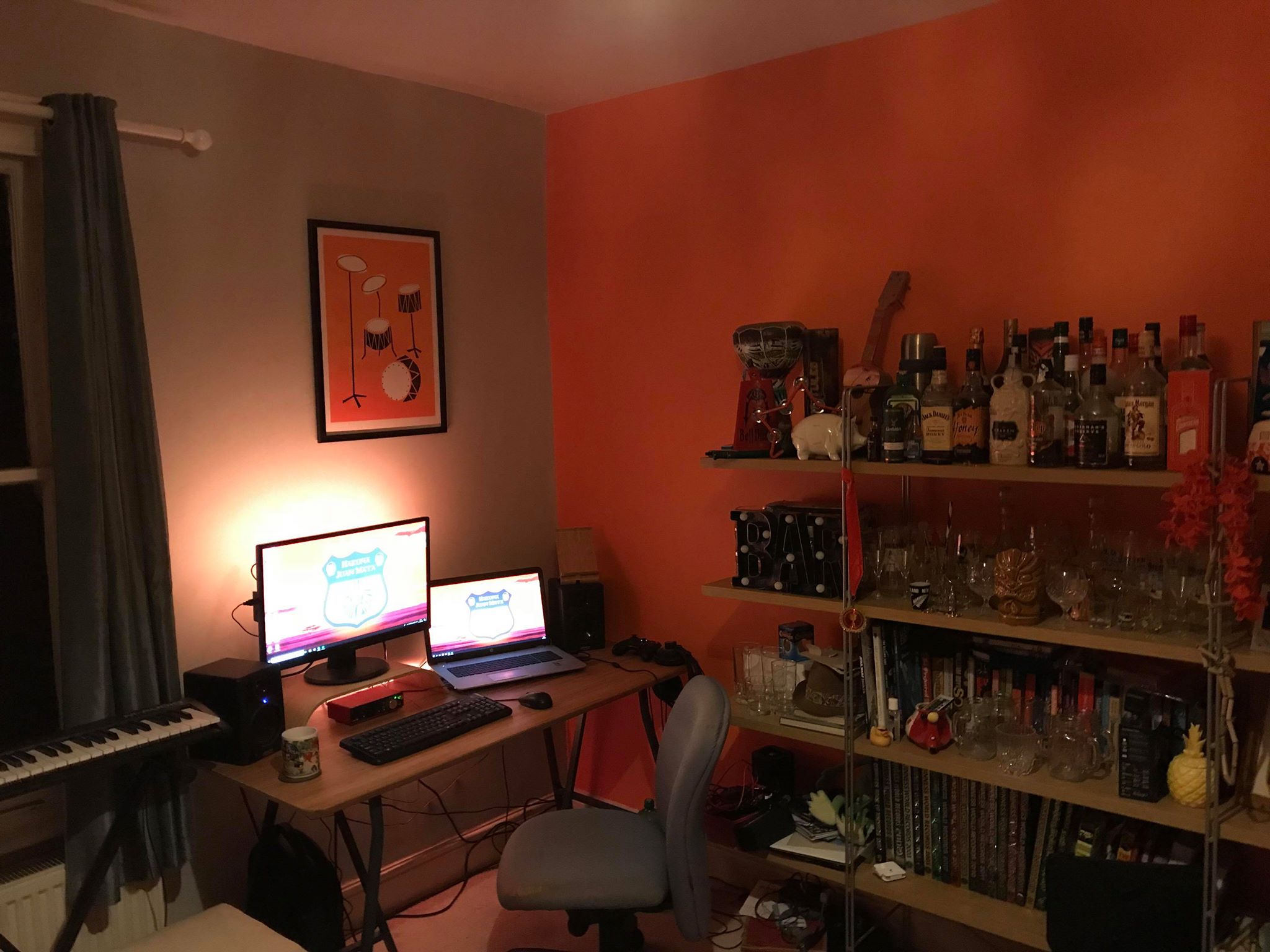 Music/Games man cave nearing completion (album in comments) | Scrolller