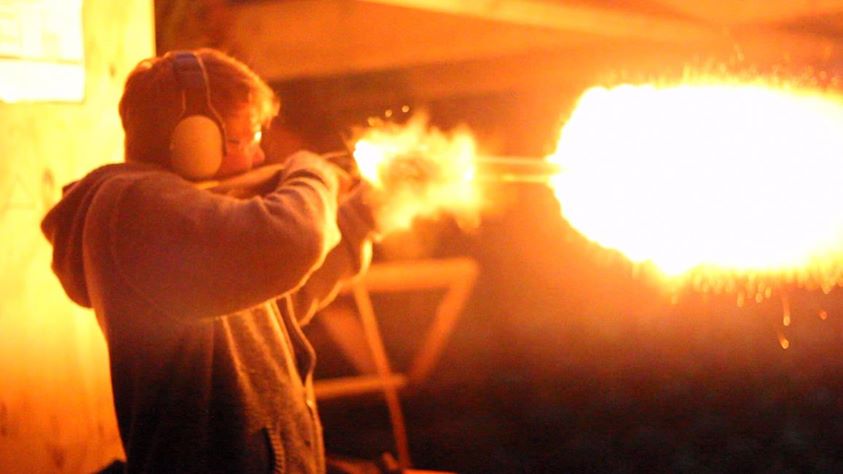 Muzzle flash from a .50 calibre muzzle load musket [OC] [843x474] | Scrolller