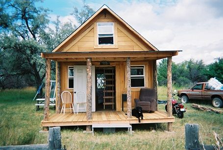 My 14x14 off grid cabin early pic. | Scrolller