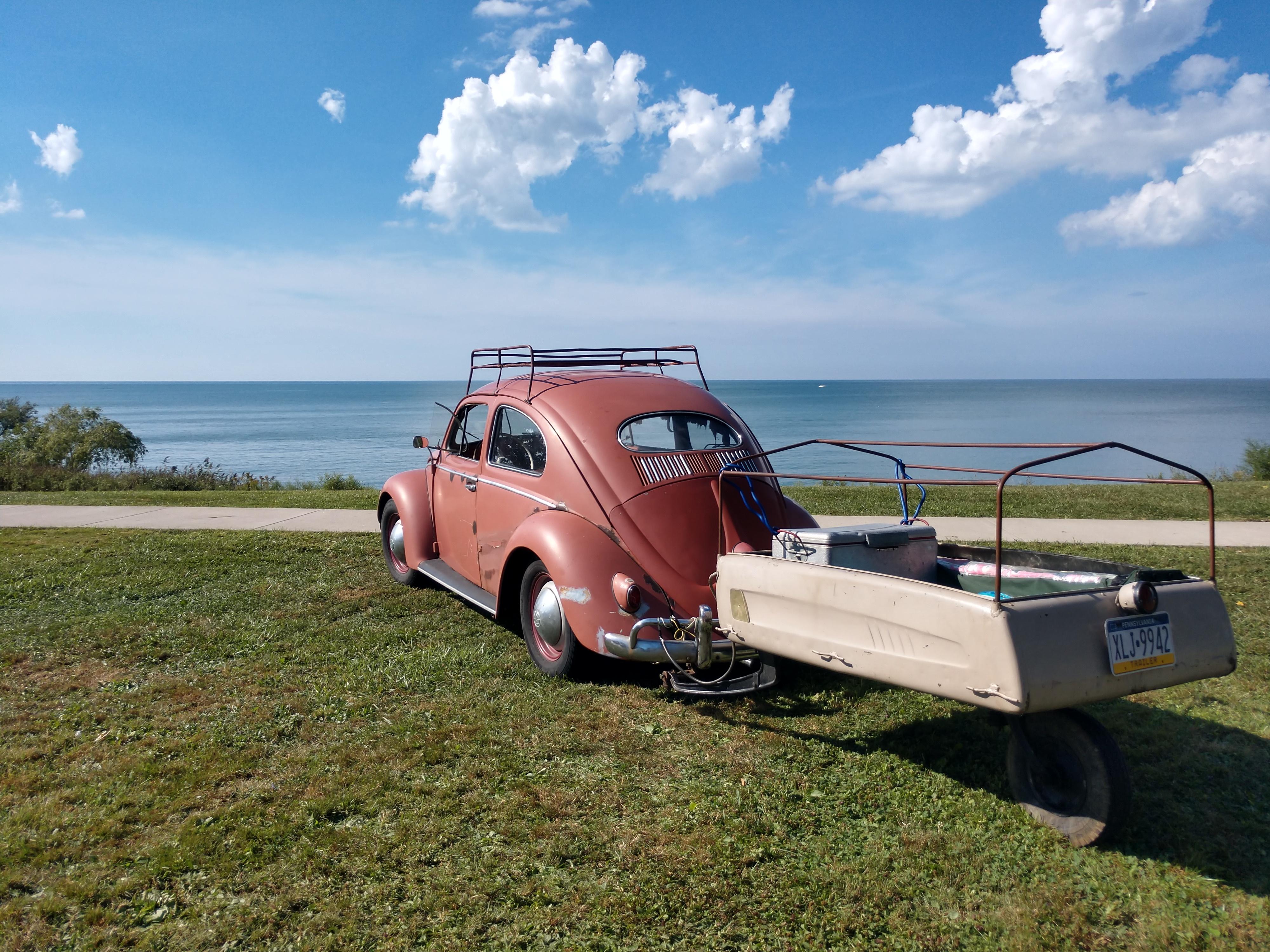 My 56 deluxe with an Allstate trailer | Scrolller