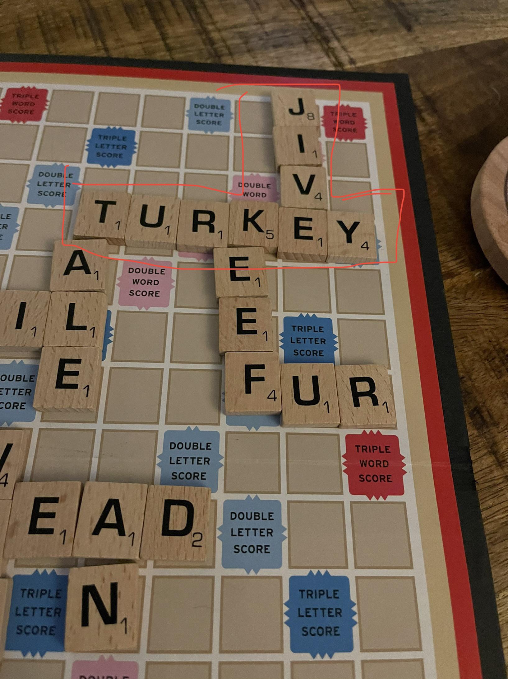 My accidental funny scrabble play | Scrolller