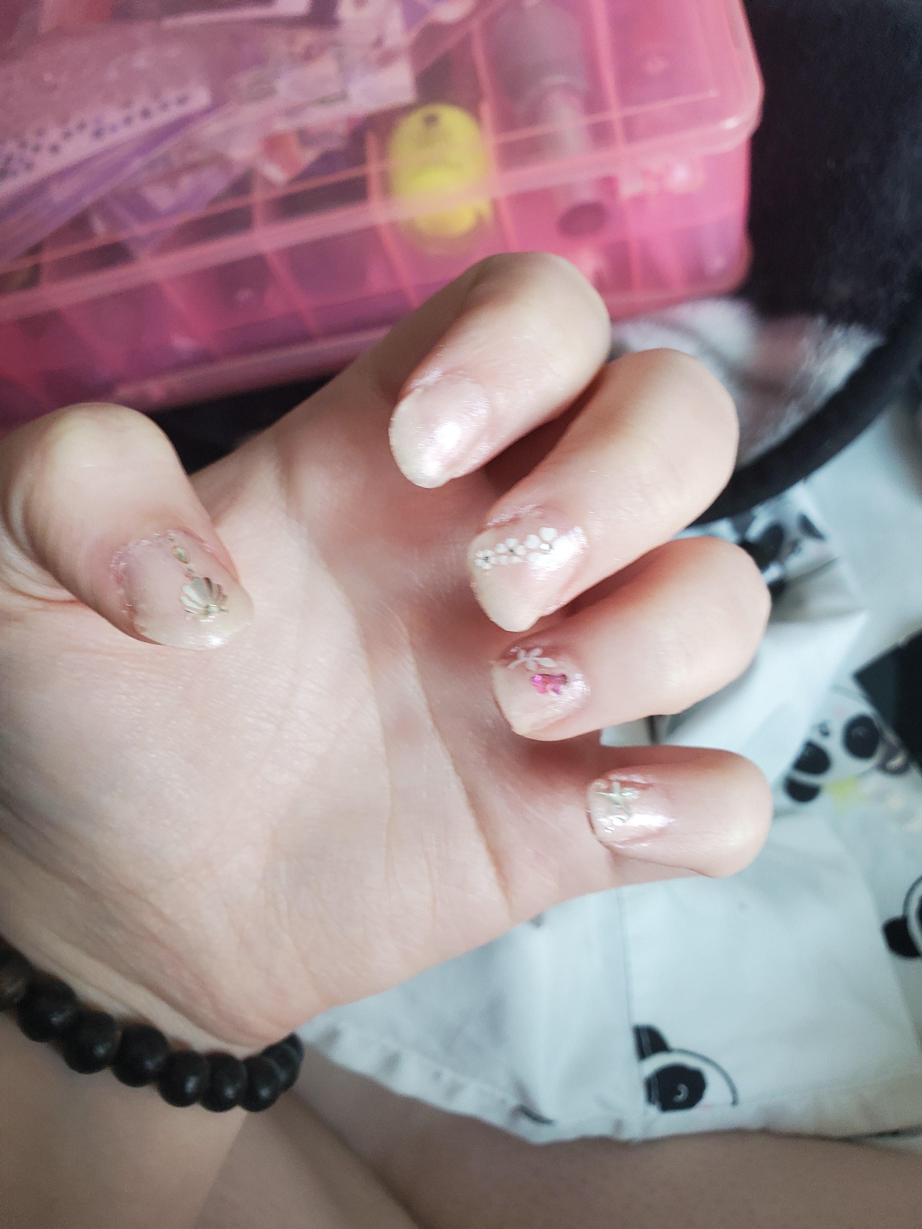 My aphrodite themed nails. | Scrolller