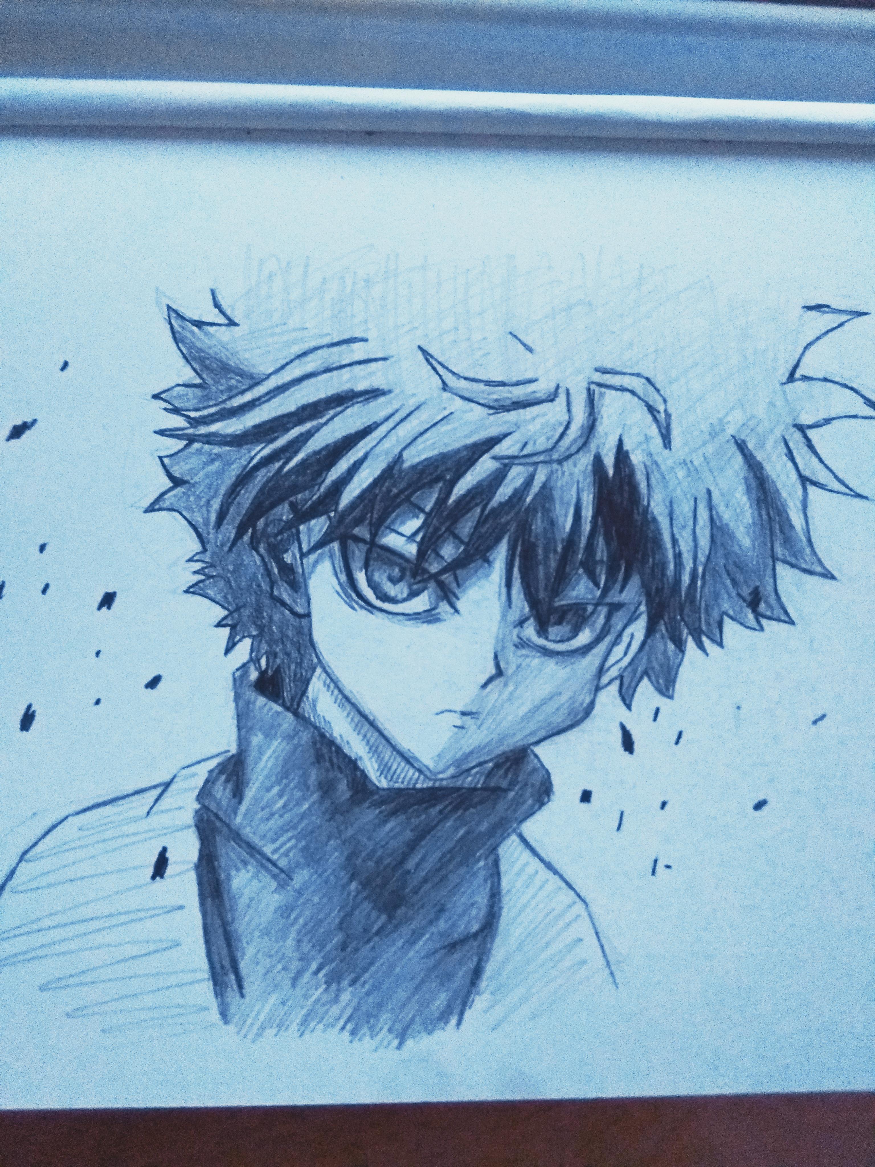 My attempt to draw Killua | Scrolller