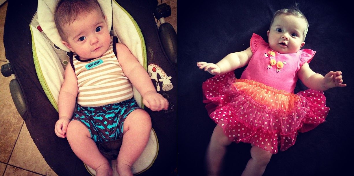 My B/G Twins at 5 Months | Scrolller