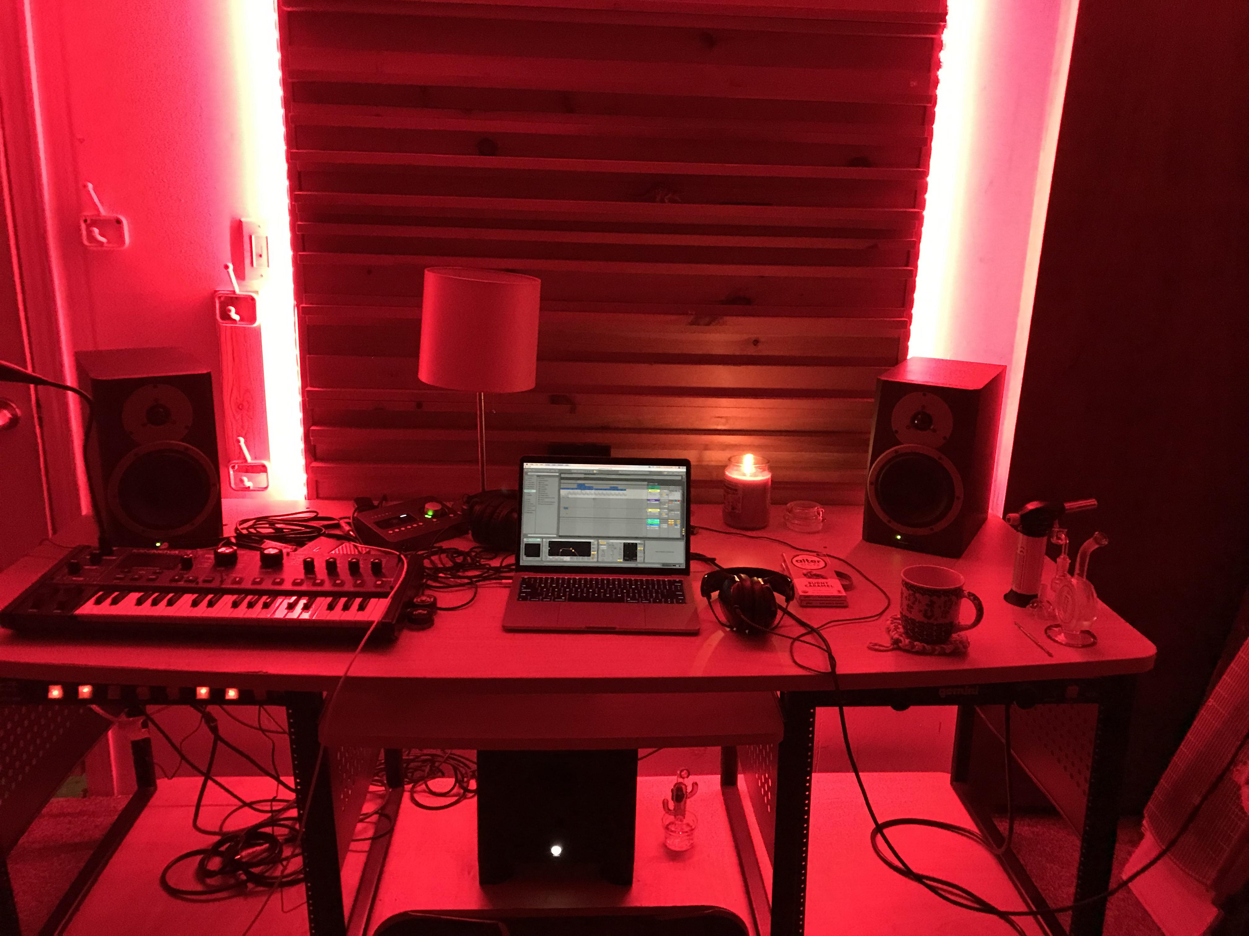 My basement studio | Scrolller