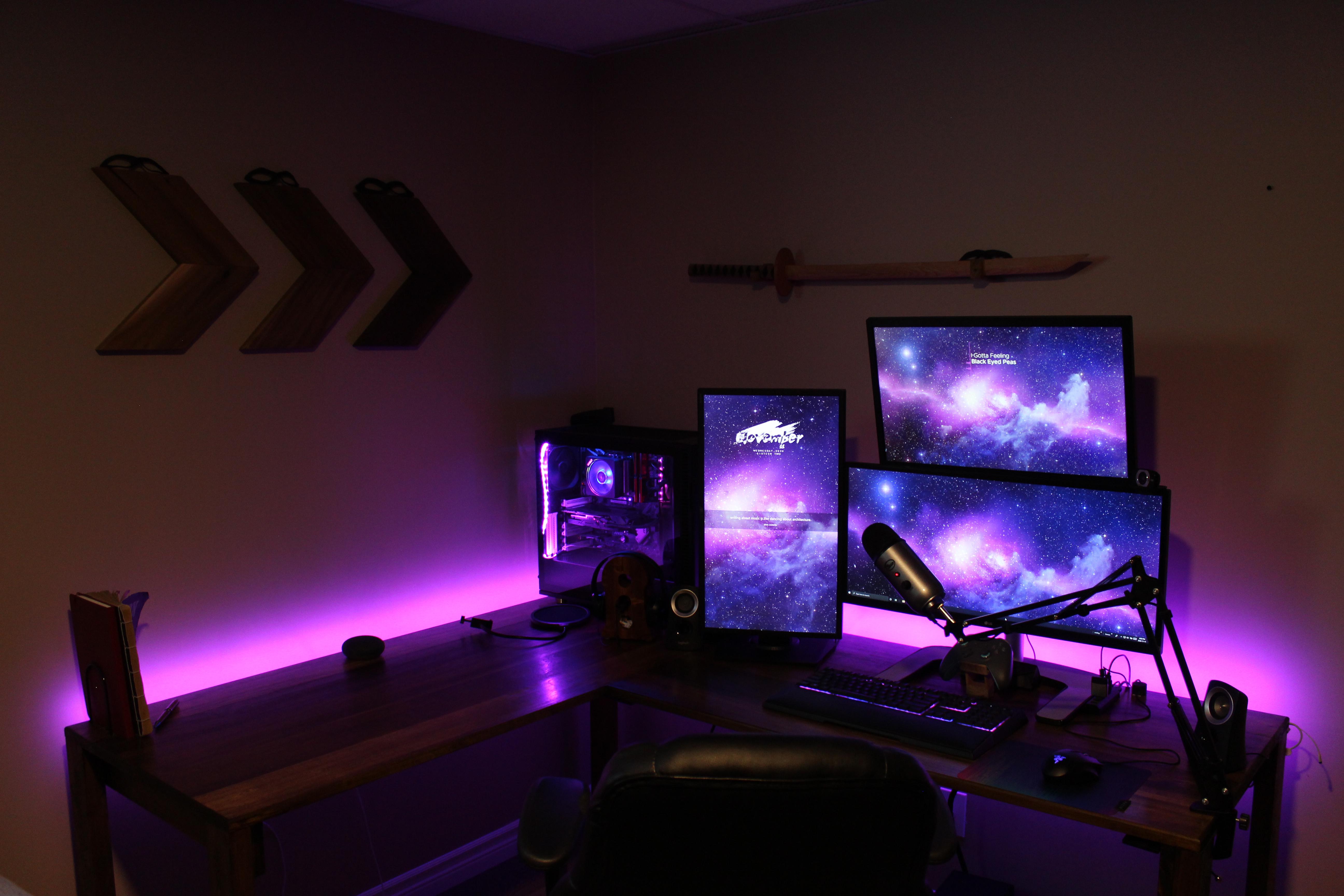 My battlestation for coding and gaming | Scrolller