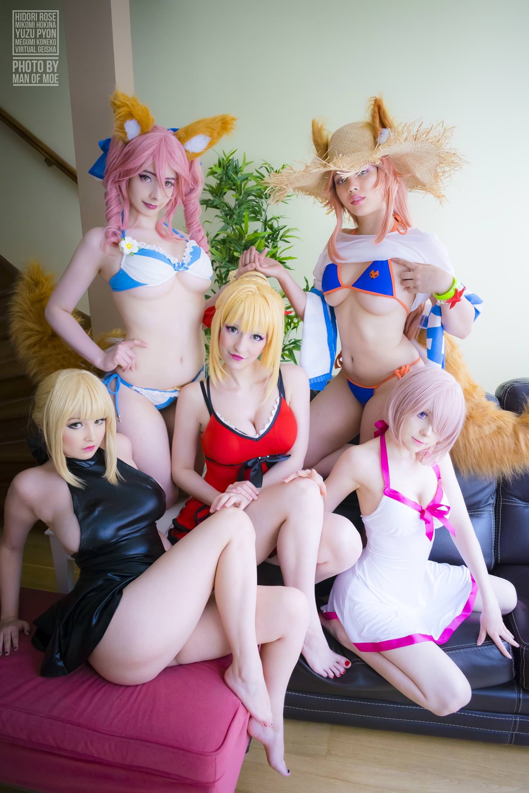 My biggest collab yet , Fate bikini crossover set released now! | Scrolller