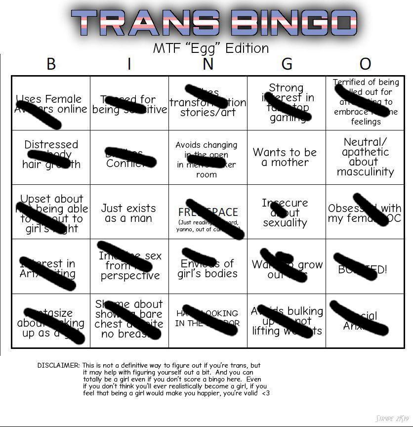 My bingo card :3 | Scrolller