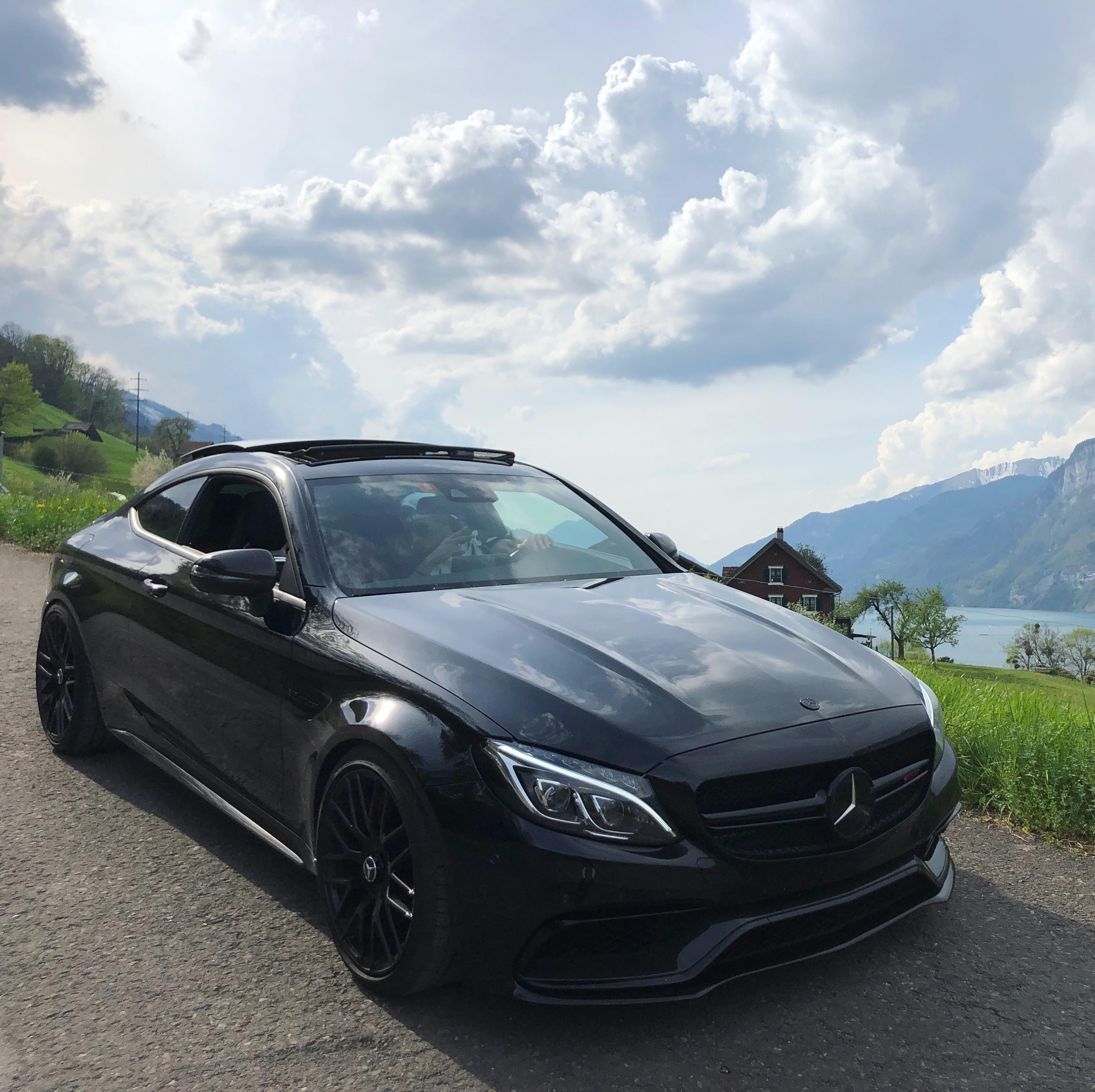 My blacked out c63s AMG coupe | Scrolller