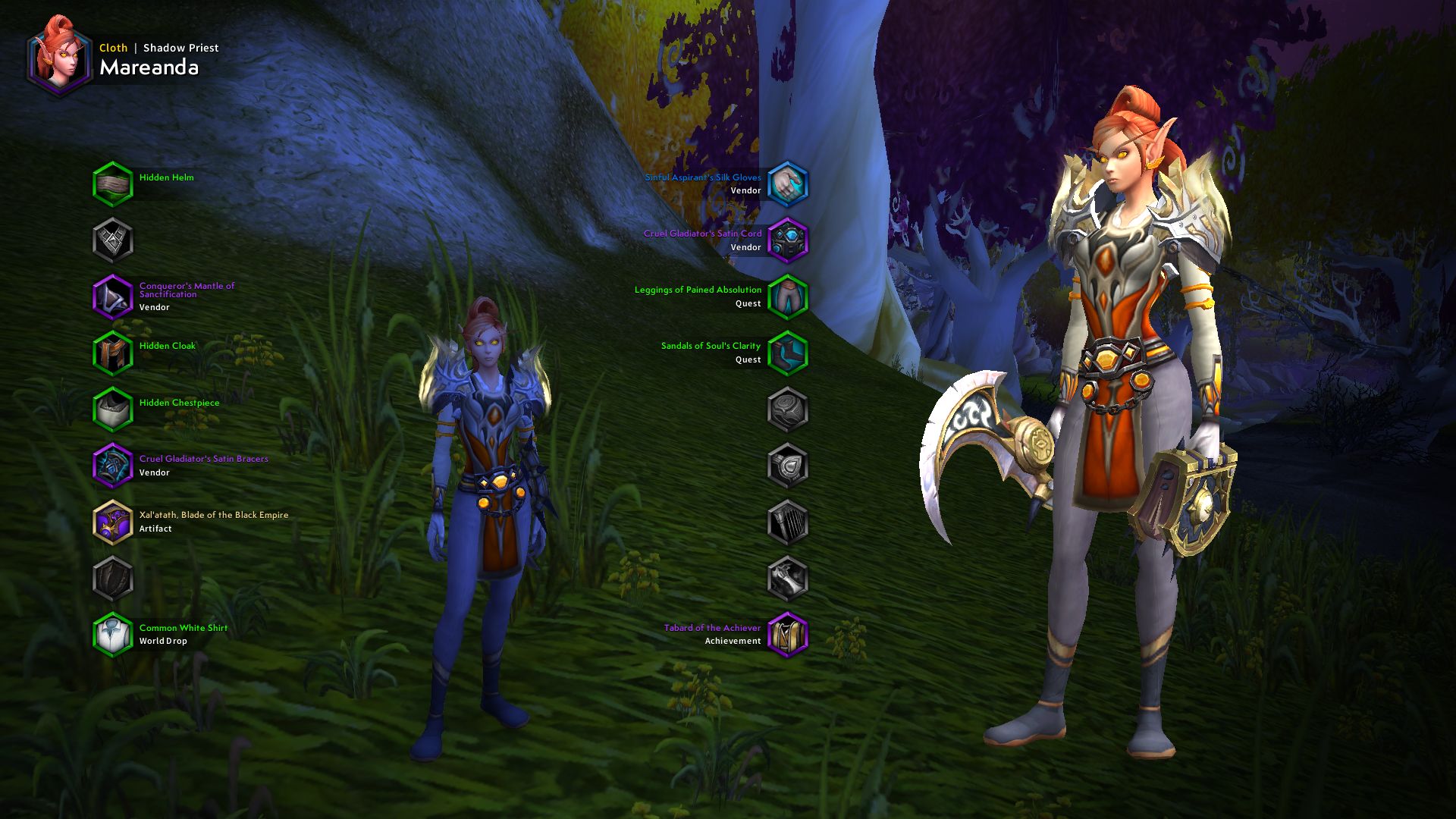 My Bloodelf Priest Transmog, the customization options are amazing. | Scrolller