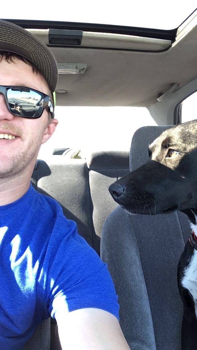 My boy zip ‘mirin his pawps. Miss this fella every day. | Scrolller