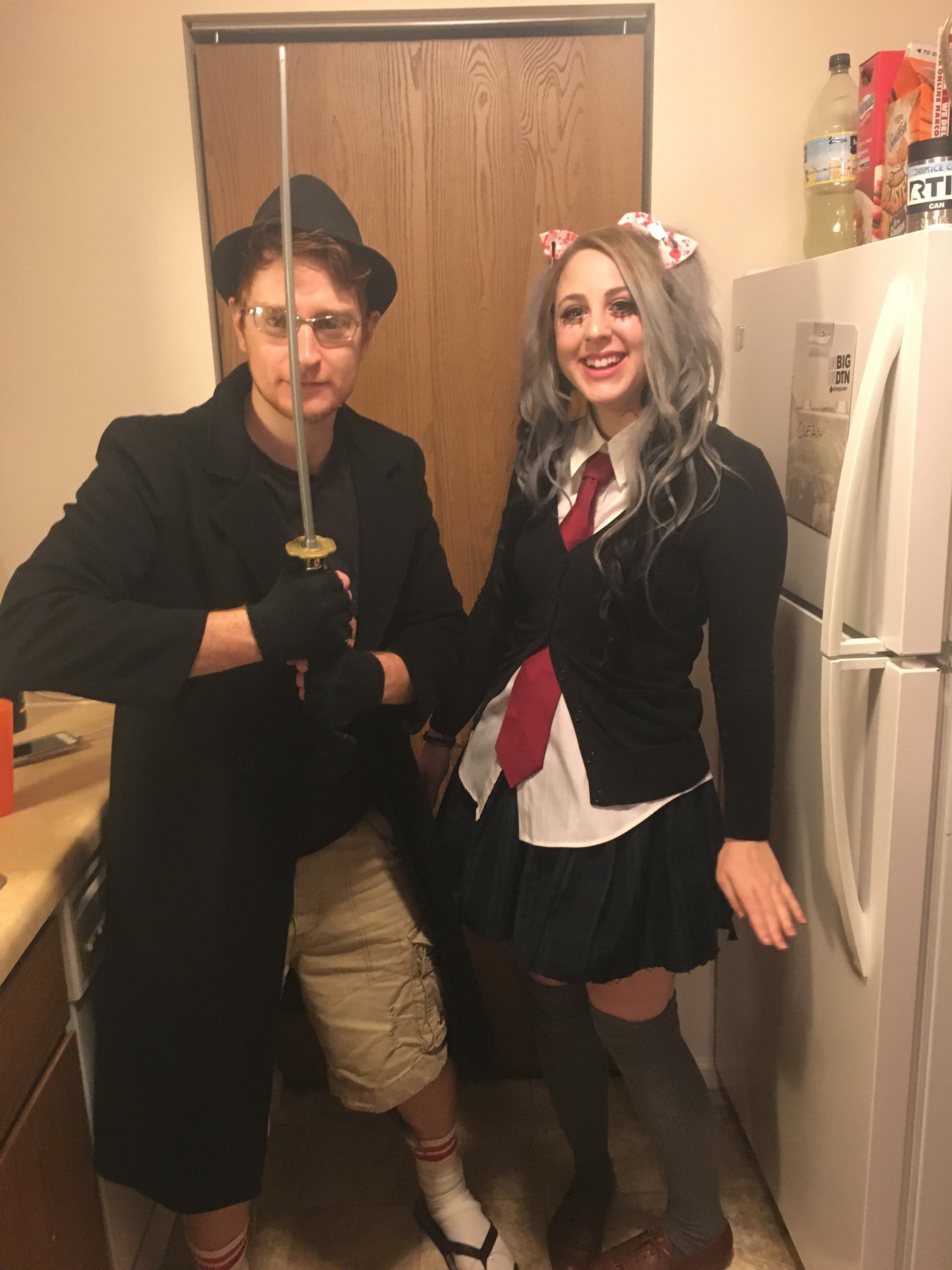 My boyfriend and I dressed as a Neckbeard and his Waifu for Halloween | Scrolller