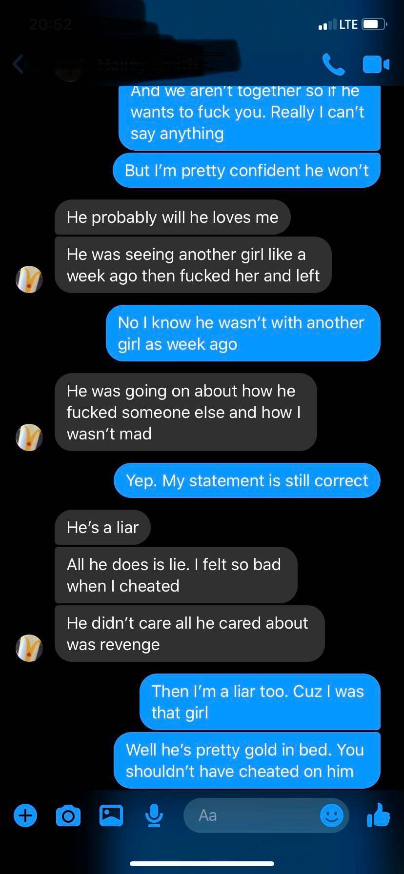 My boyfriends ex ‘warning me about him’ | Scrolller