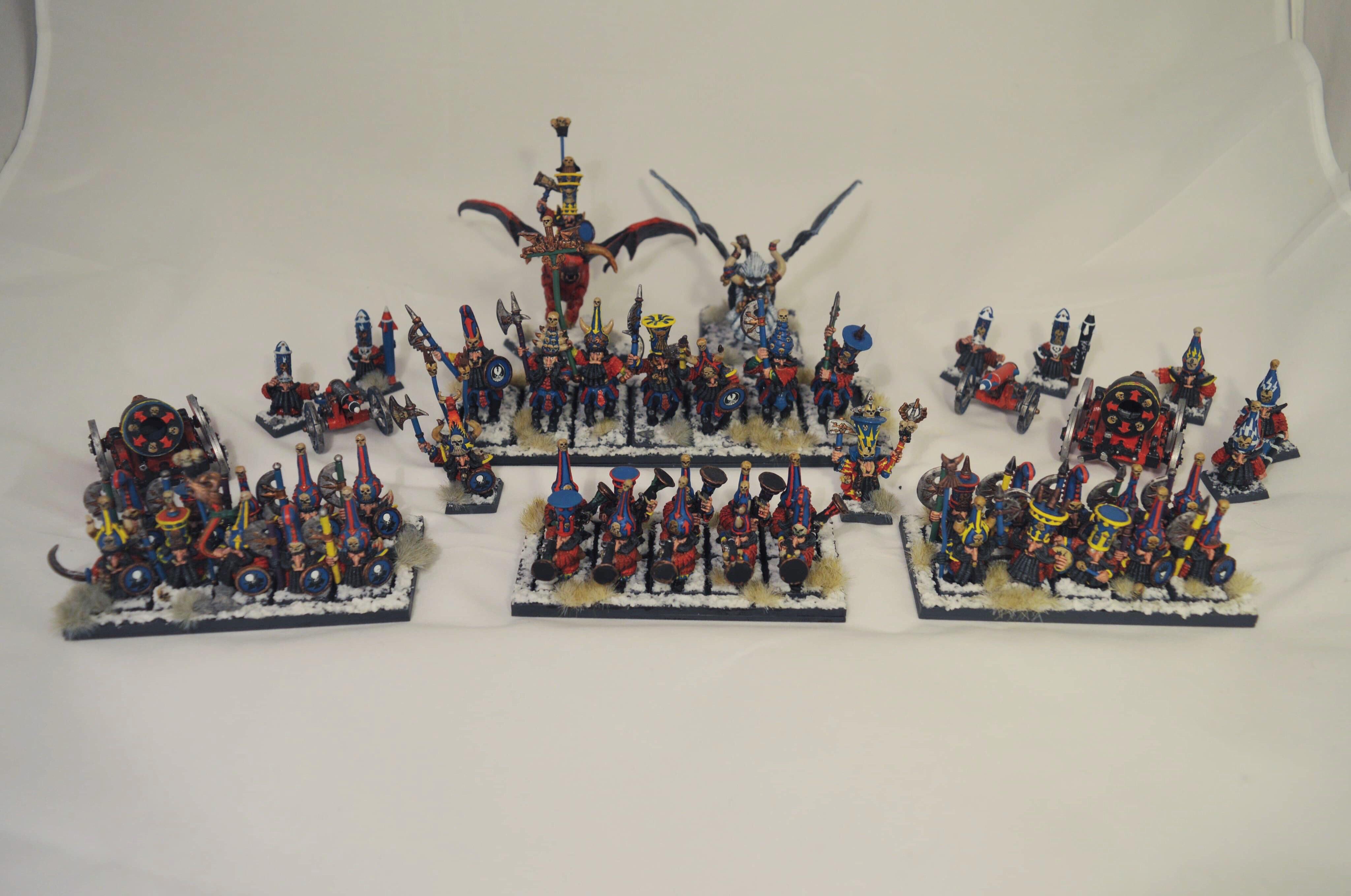 My Chaos Dwarf Army so far. Praise Hashut! | Scrolller