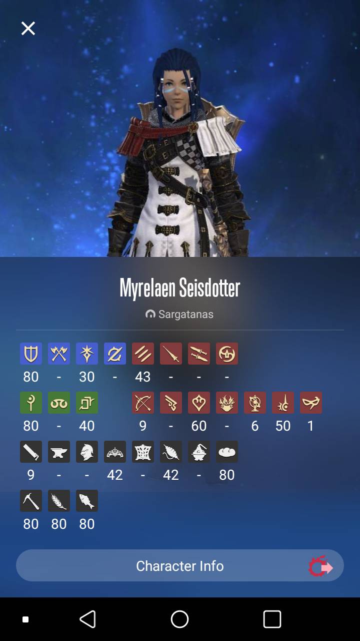 My character in FFXIV has great armor | Scrolller