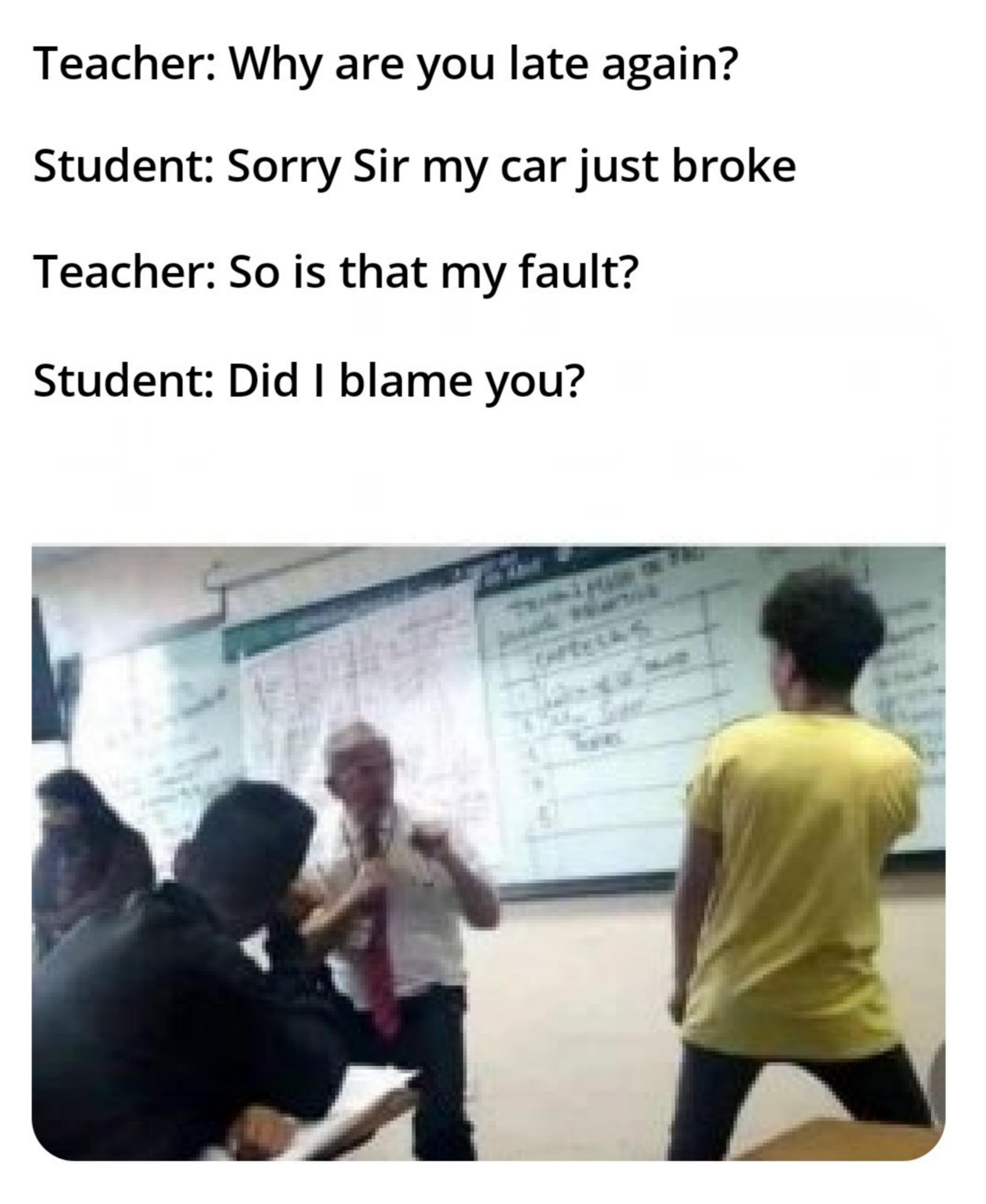 My classmate: (╯° °）╯ | Scrolller